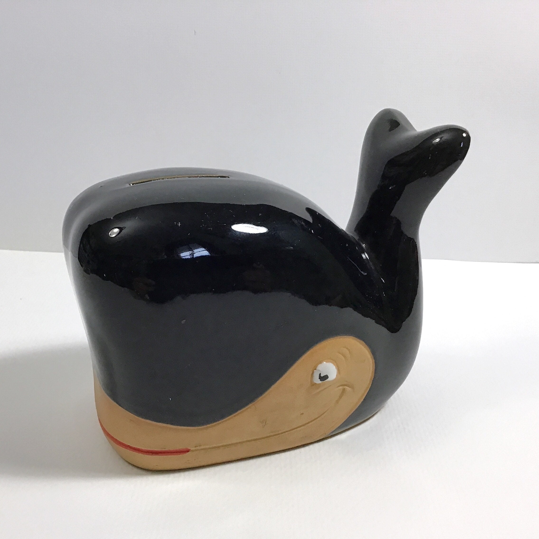Vintage Otagiri Smiling Whale Coin Bank - Otagiri Mercantile Co OMC ...