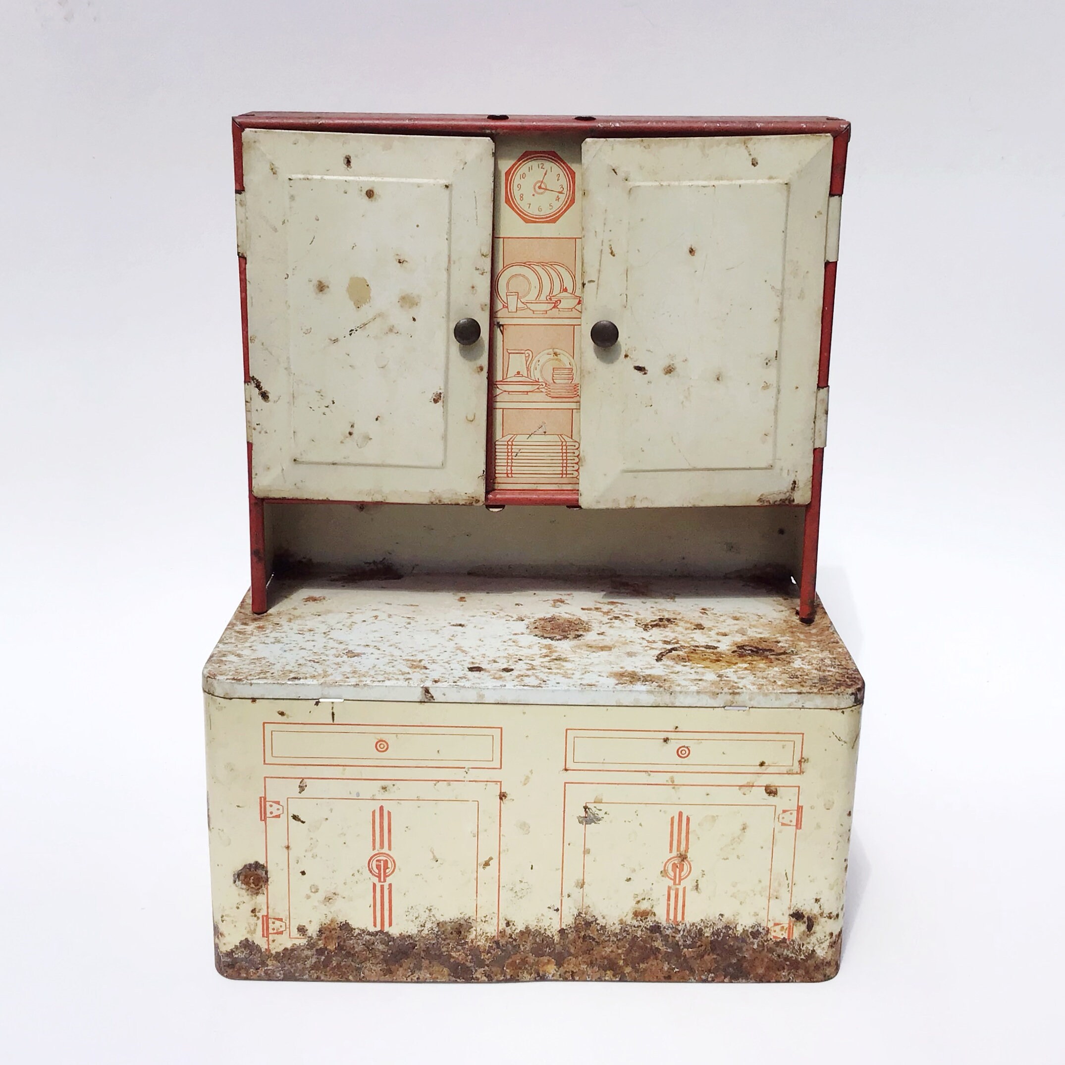 Vintage Wolverine Tin Litho Toy Kitchen Cabinet, 1950s Toys, Toy ...