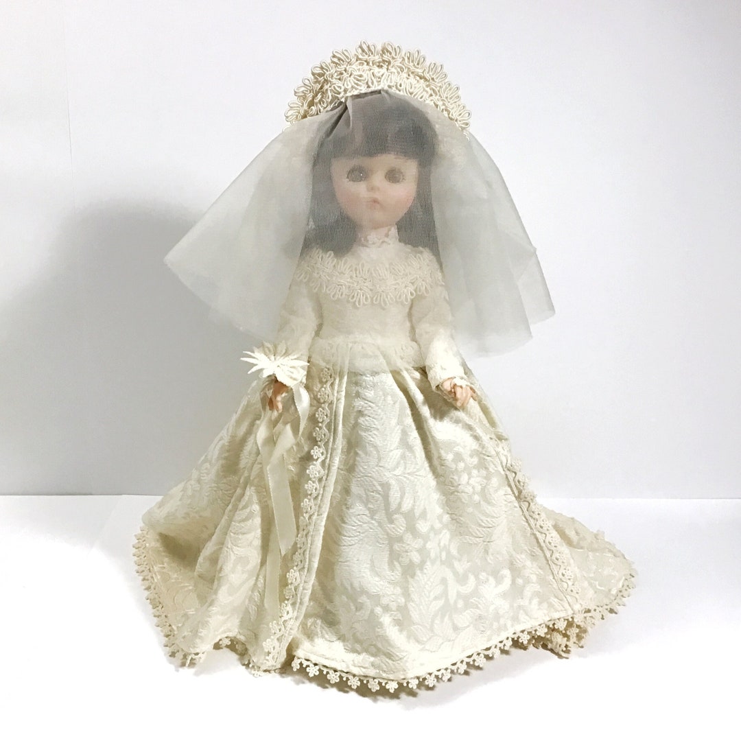 Vintage Vogue Miss Ginny Bride Doll 15 Brunette Bride - Etsy