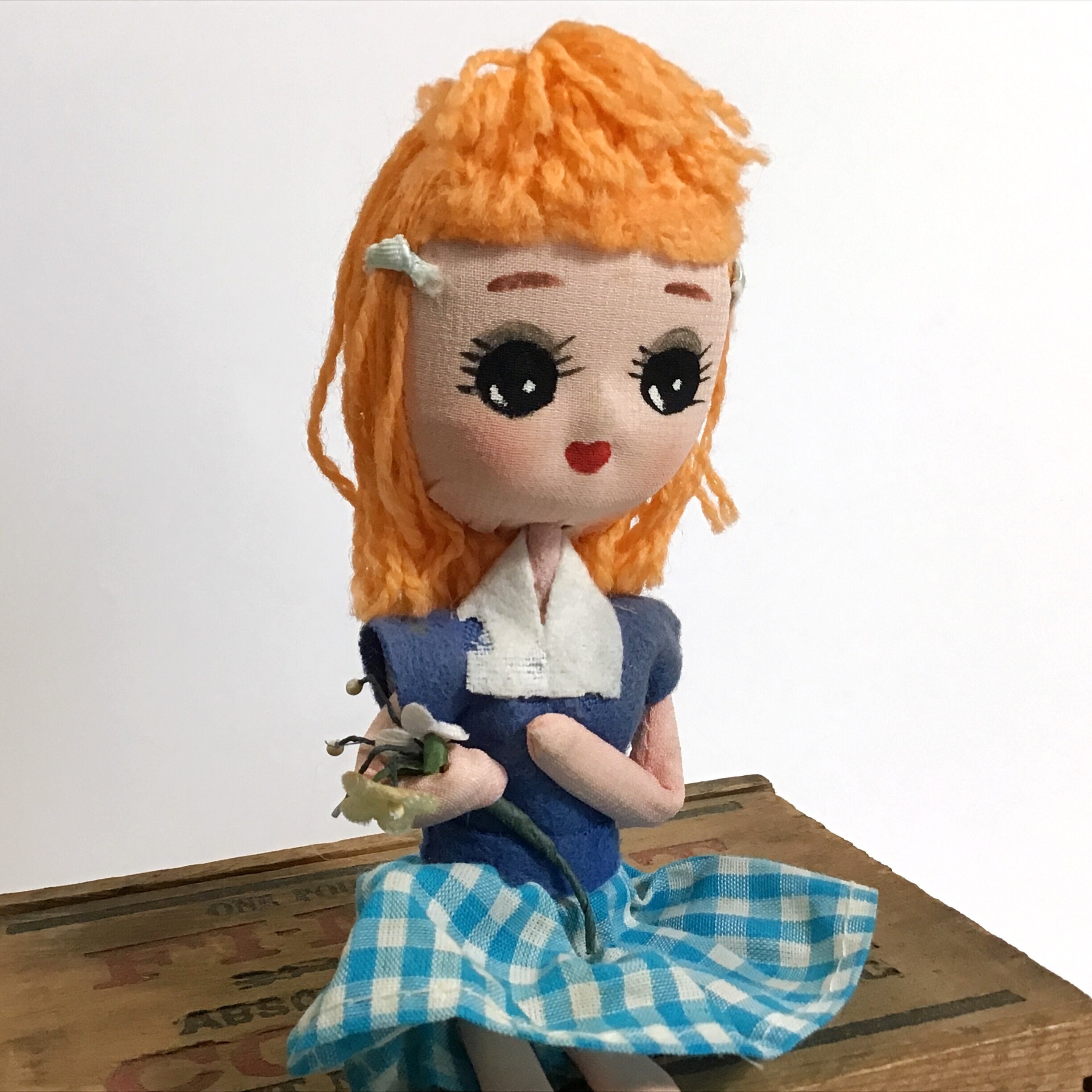 MCM Big Eyes Japanese Pose Doll 1960s Mod Stockinette Doll - Etsy