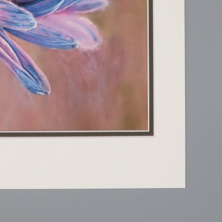 Daisy Original Pastel Artwork/ Flower Art/ Pastel Original/ Floral Art ...