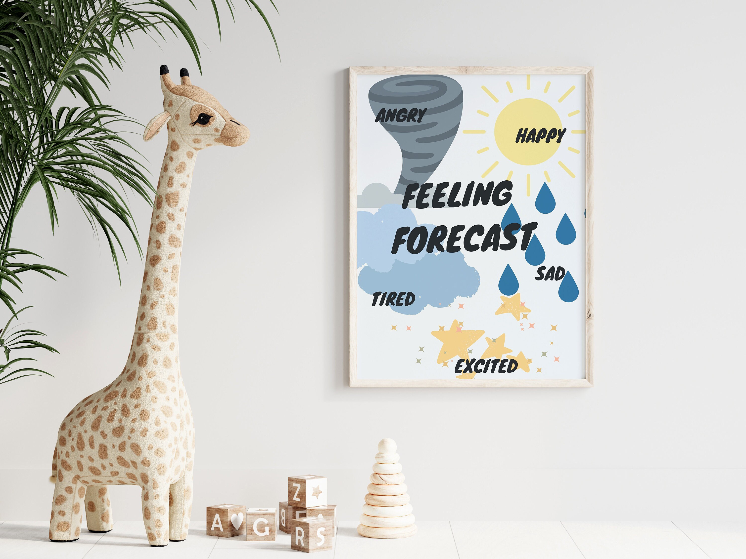 Feeling Poster Calm Corner Emotions Calming Down Corner Preschool ...