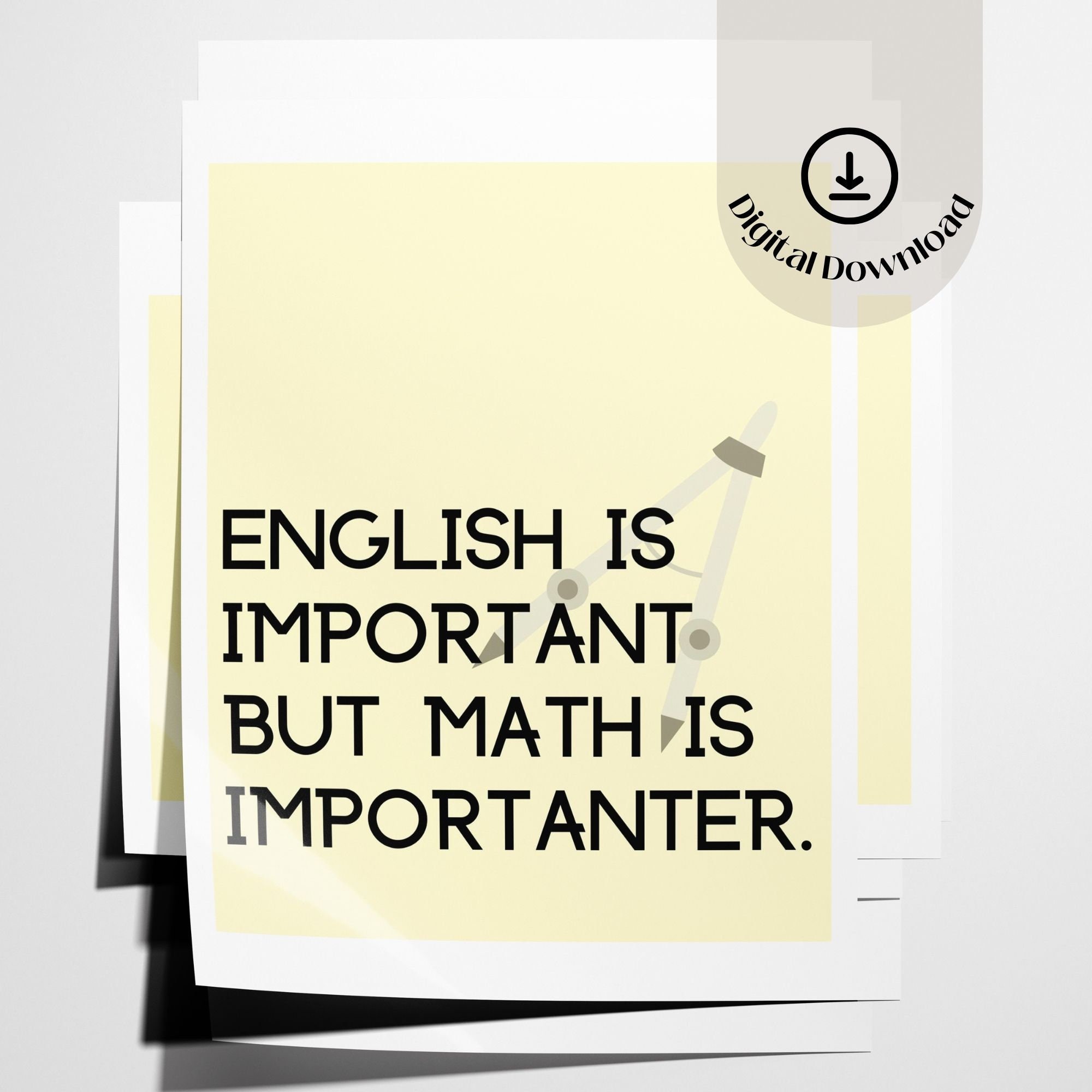 Math Bulletin Board Posters Math Classroom Decor Mathematics Classroom ...