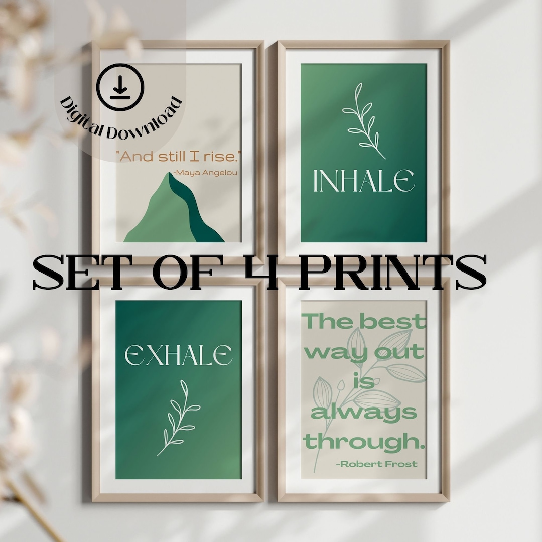 Occupational Therapy Healing Art Posters Inspirational Quotes Wall Art ...