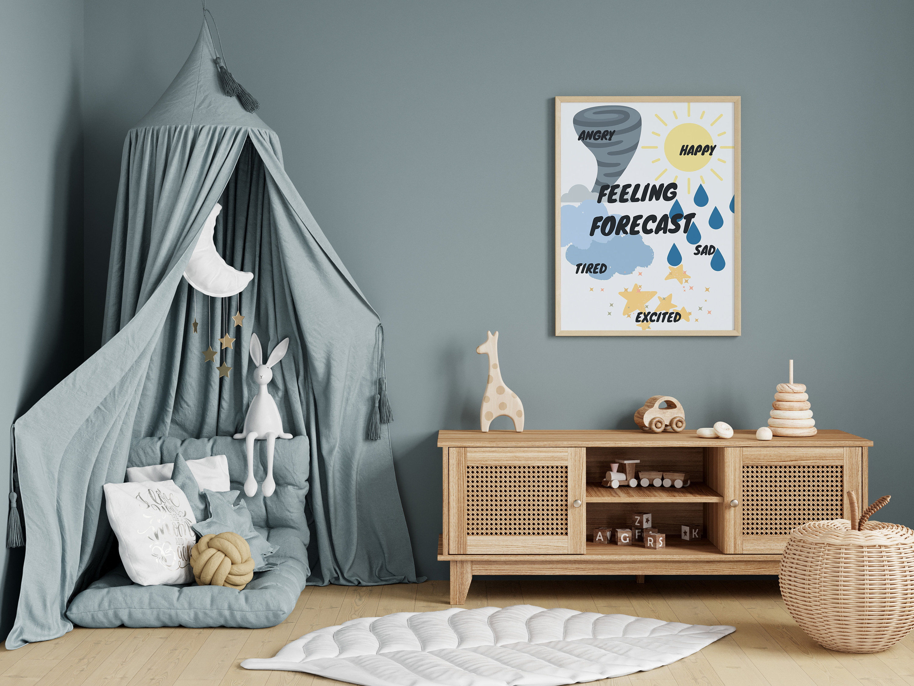 Feeling Poster Calm Corner Emotions Calming Down Corner Preschool ...