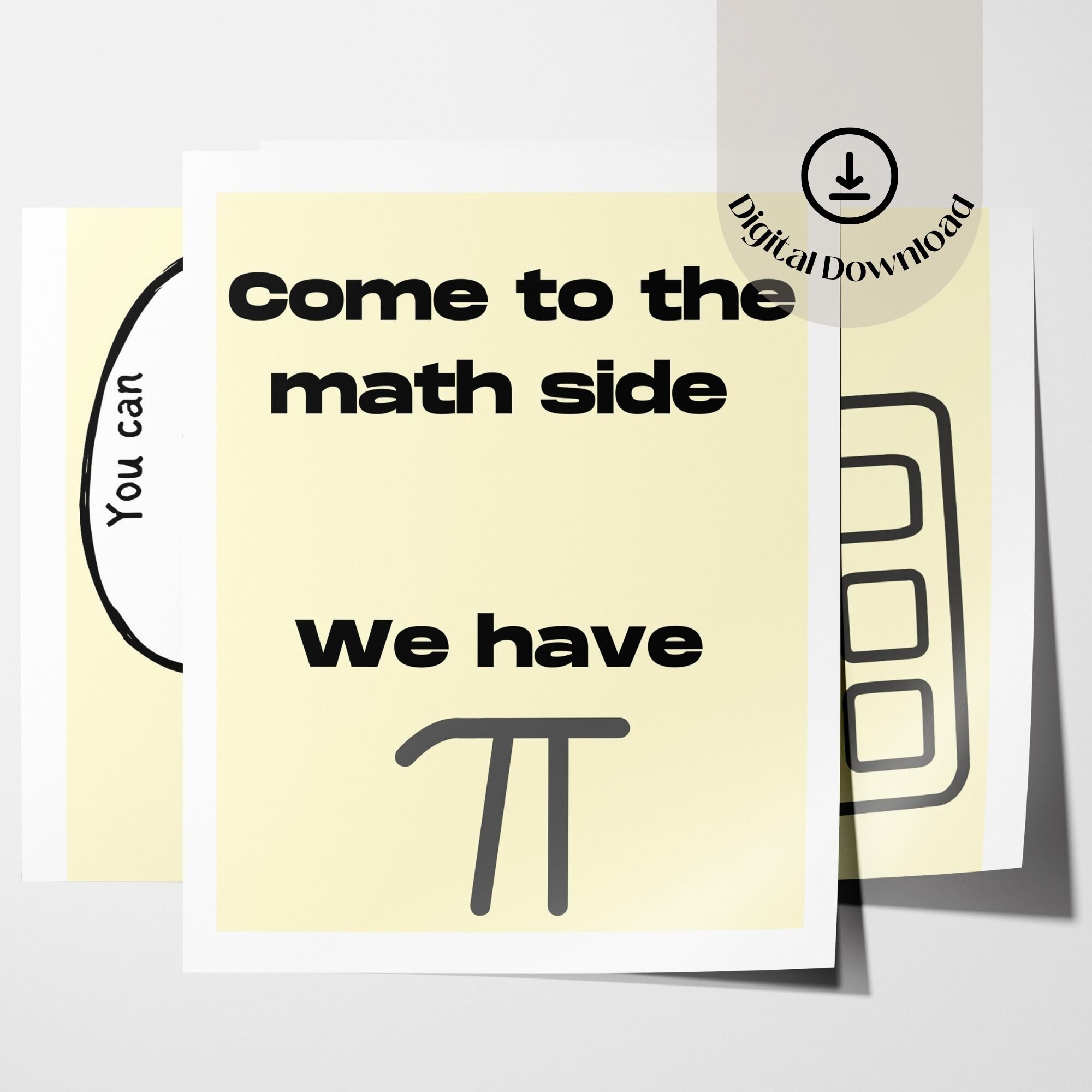 Math Bulletin Board Posters Math Classroom Decor Mathematics Classroom ...