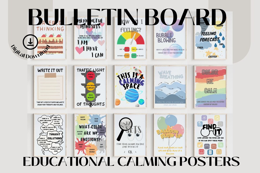 Educational Activities Bulletin Board Educational Printable Montessori ...
