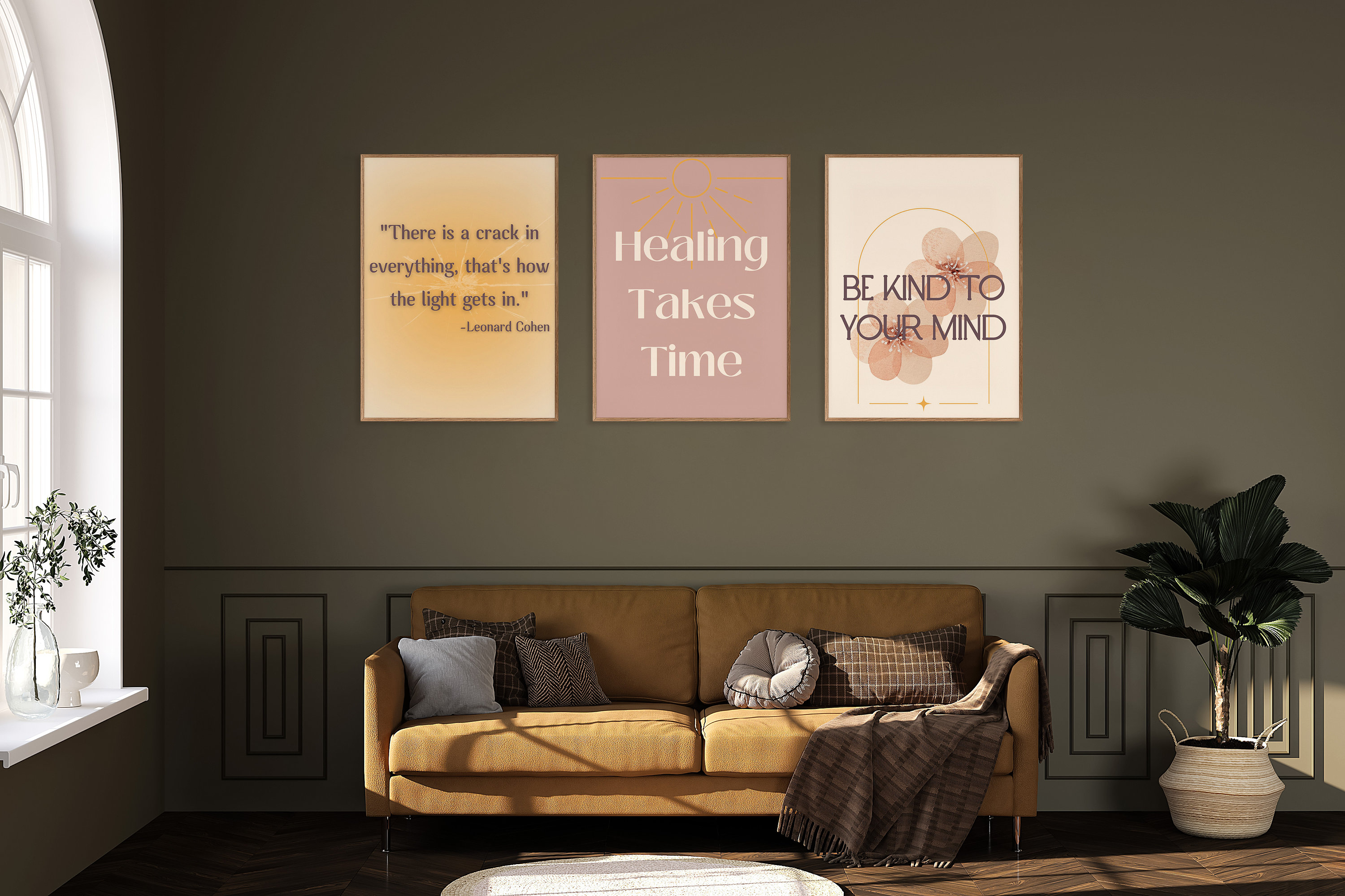 Counseling Office Decor Healing Art Posters Occupational Therapy ...