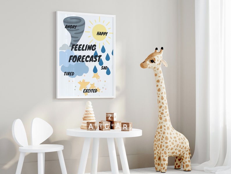 Feeling Poster Calm Corner Emotions Calming Down Corner Preschool ...