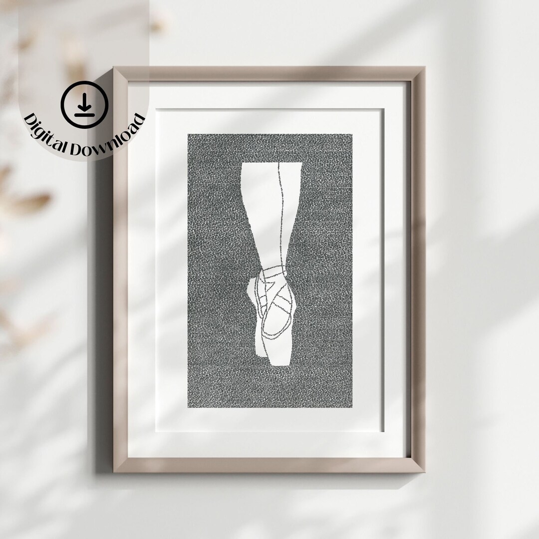 Coquette Room Decor Aesthetic Poster Dance Recital Gift for Ballerina ...