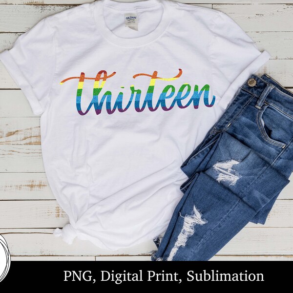 Thirteen Script Svg - Etsy