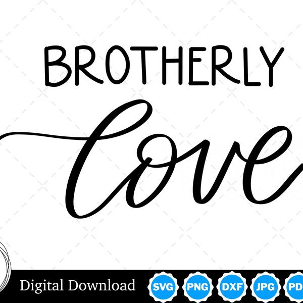 Brotherly Love - Etsy
