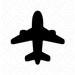 Jet Airplane Design, Jet Airplane SVG, Jet Airplane Outline, Aviation ...