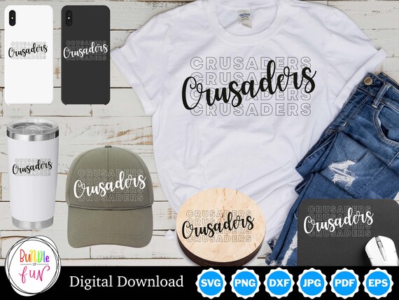 Crusaders Team Design Team Apparel Includes Black and White - Etsy
