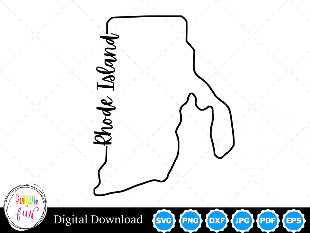 State of Rhode Island Outline Design, Rhode Island PNG, Rhode Island ...