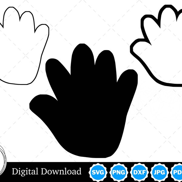 High Five Silhouette - Etsy