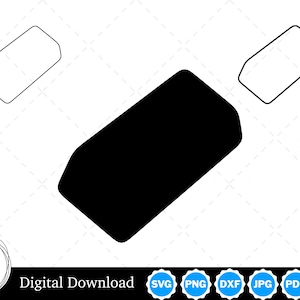 Gold Bar Silhouette With Two Outlines | Gold Bar SVG Gold Bar Outline ...