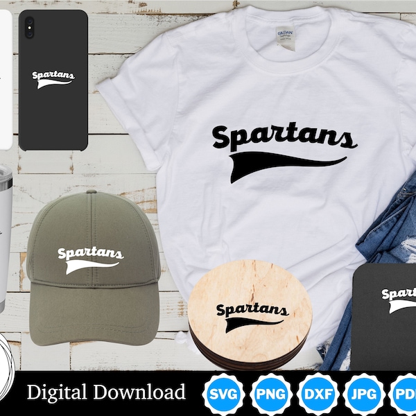 Spartan Lettering Svg - Etsy