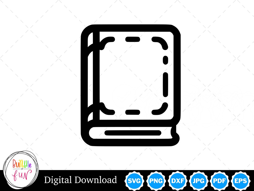 Book Silhouette Vector Image With SVG, Eps, Pdf, Png, Pdf, and Jpg ...