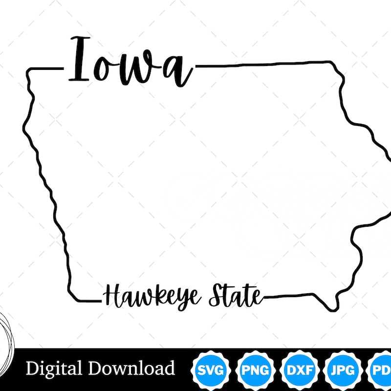 Iowa Svg - Etsy
