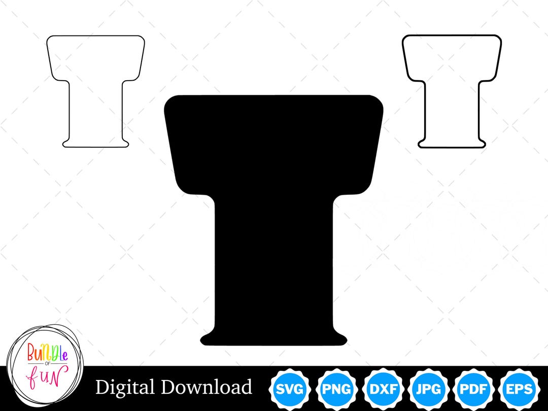 Podium Silhouette With Two Outlines | Podium SVG Podium Outline SVG ...