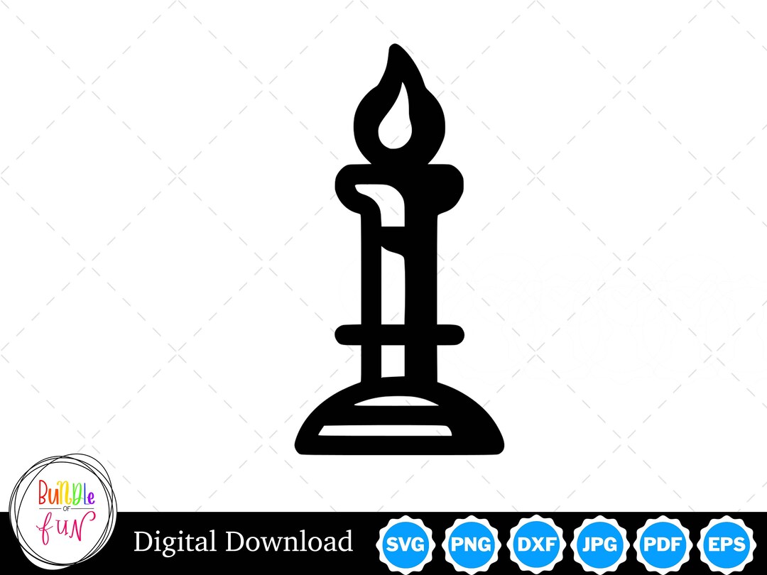 Bunsen Burner Silhouette Vector Image With SVG, Eps, Pdf, Png, Pdf, and ...