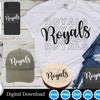 Cursive Script Number Five Vector Image Cut Files With SVG, Eps, Pdf ...
