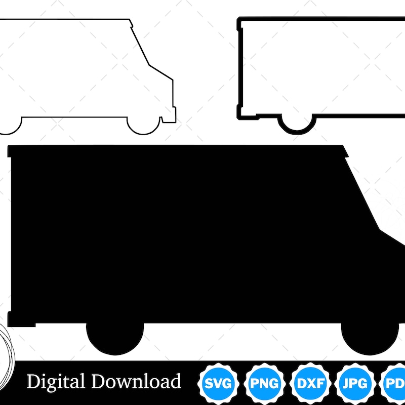 Food Truck Paper Cut Outs - Etsy