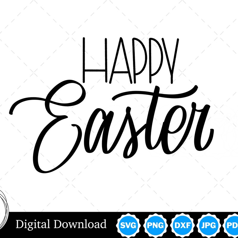 Happy Easter Script - Etsy