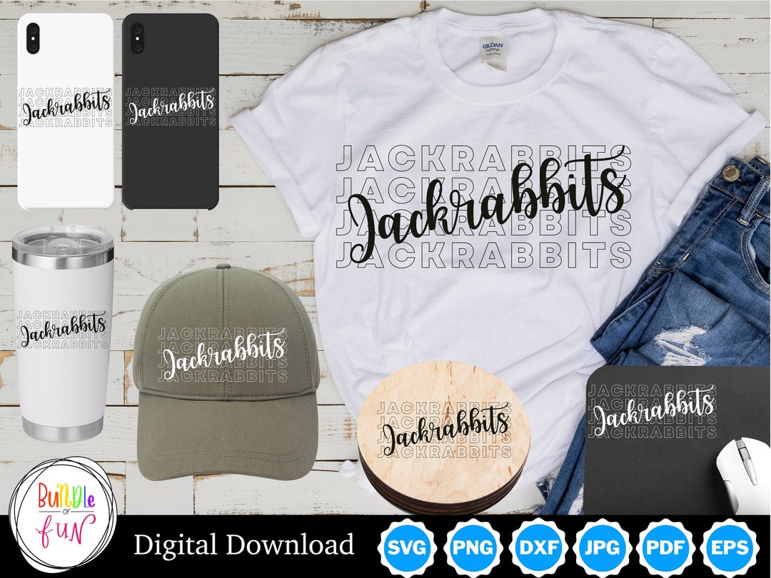 Jackrabbits Team Design, Team Apparel, Includes Black and White ...