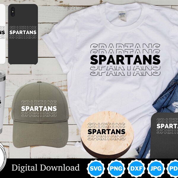 Spartan Lettering Svg - Etsy