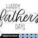 Cursive Script Happy Father's Day Handwritten Vector Image Cut Files ...