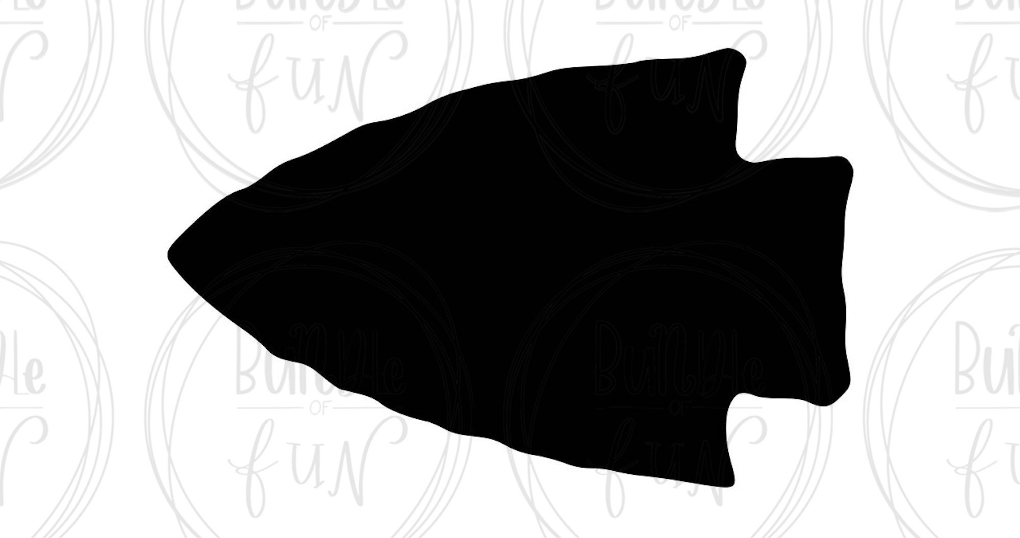 Arrowhead Silhouette Vector Image with SVG eps pdf png | Etsy