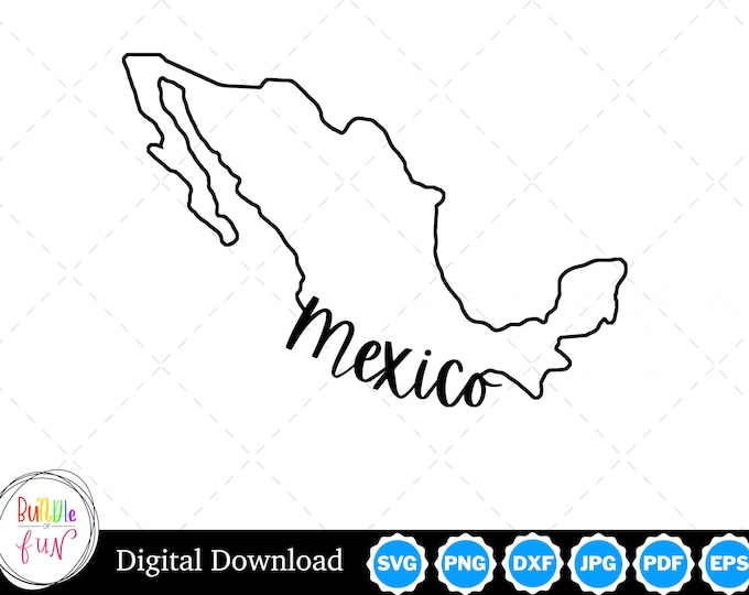 Mexico Svg, Mexico Groovy Svg, Mexico Leopard Svg,mexico Love Svg ...