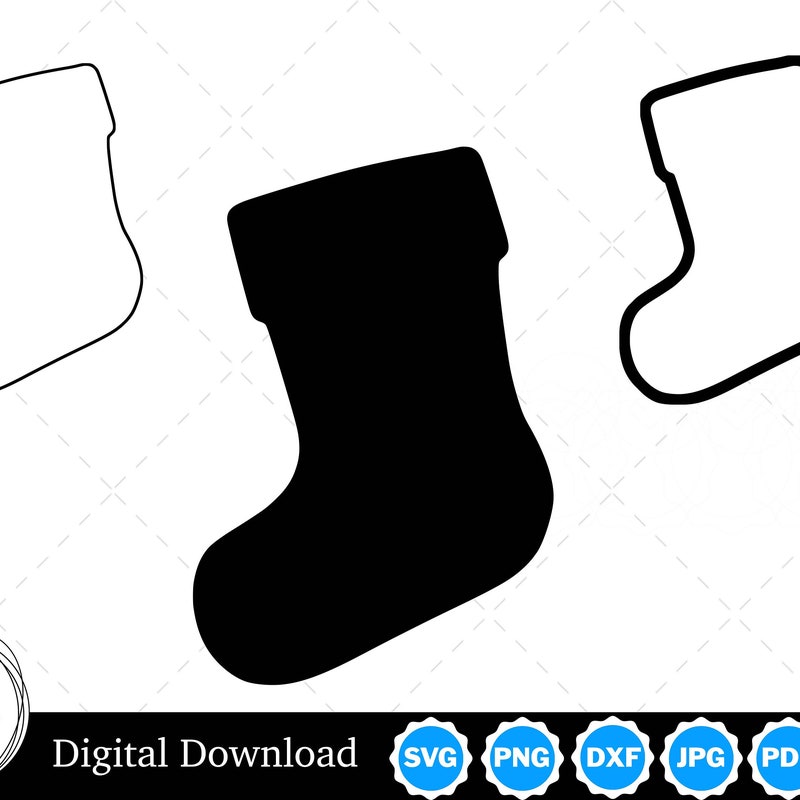 Stocking Svg - Etsy