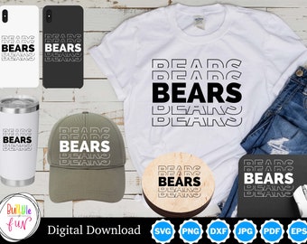 Chicago Bears Stencil 10x12 - Etsy