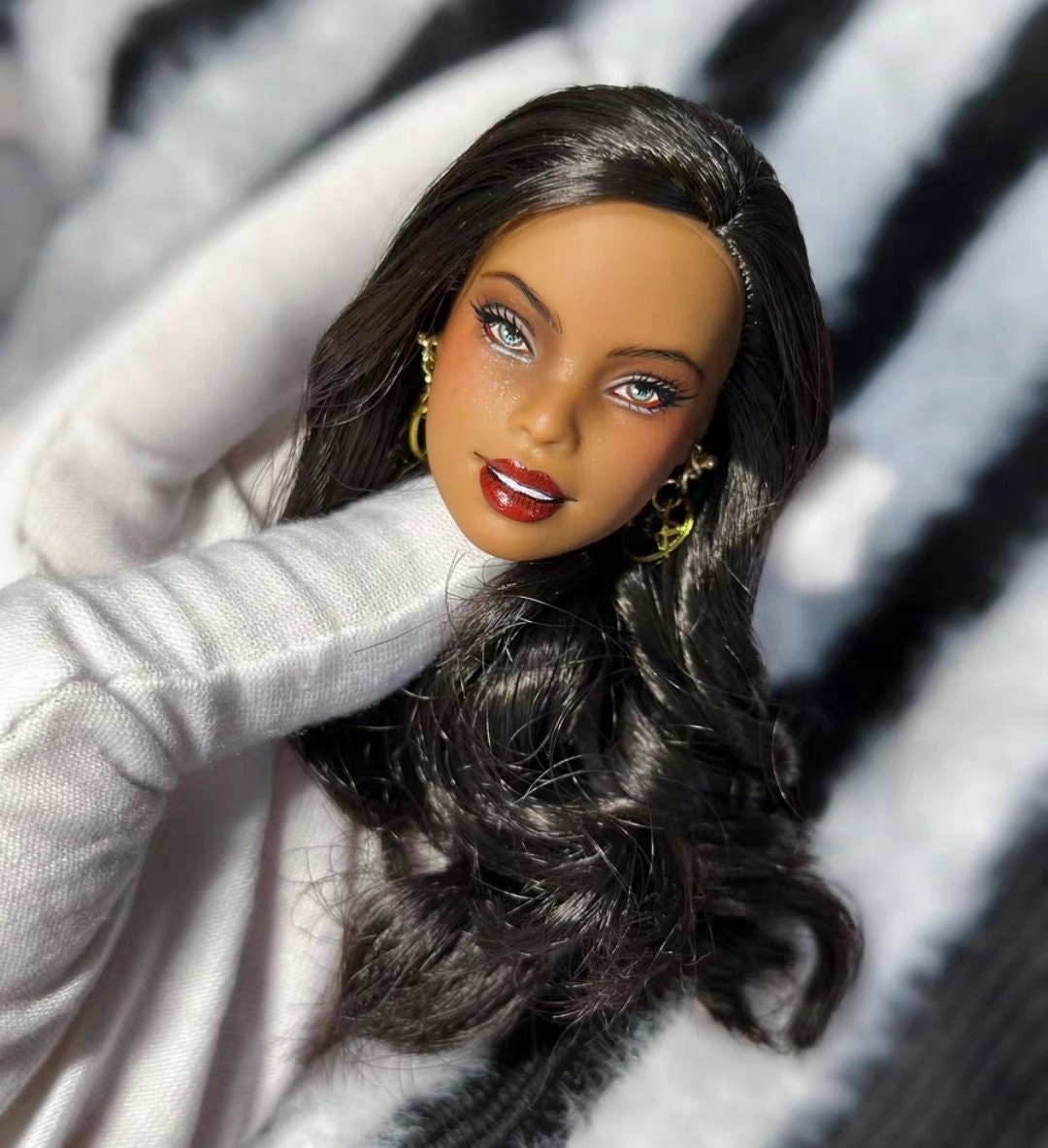 Repaint Barbie OOAK Repainted Barbie Doll Reroot Barbie Rerooted Custom ...