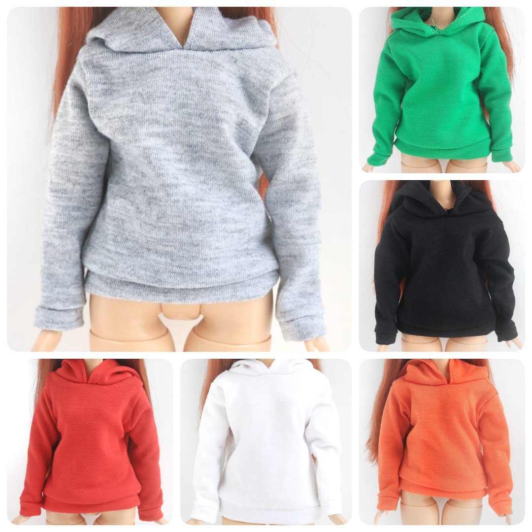 Curvy Barbie Hoodie Fashion Doll Outfit 11 Inch 12 Inch 30cm Barbie ...