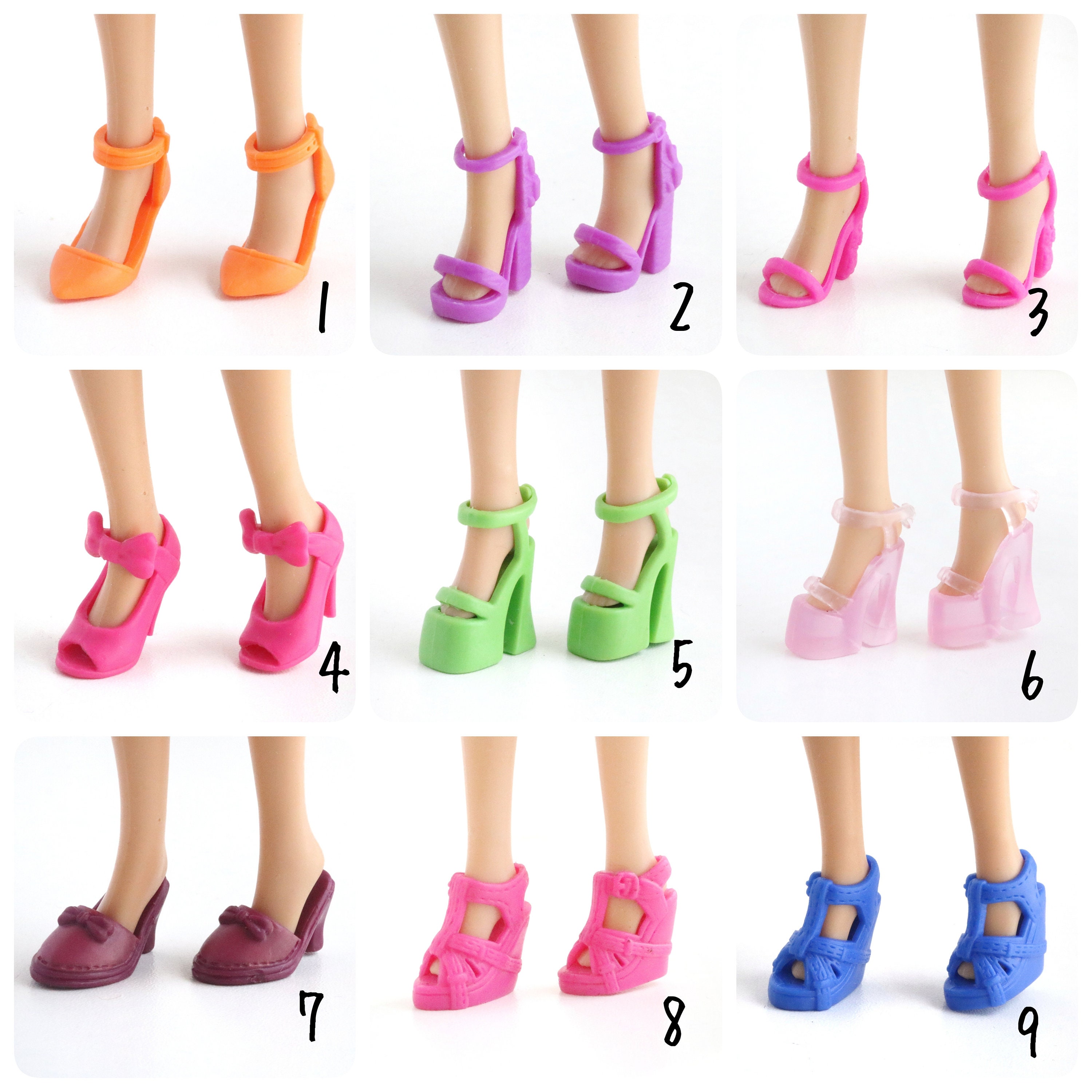 Barbie Doll Shoes Barbie Shoes Barbie Snakers Barbie High - Etsy Australia