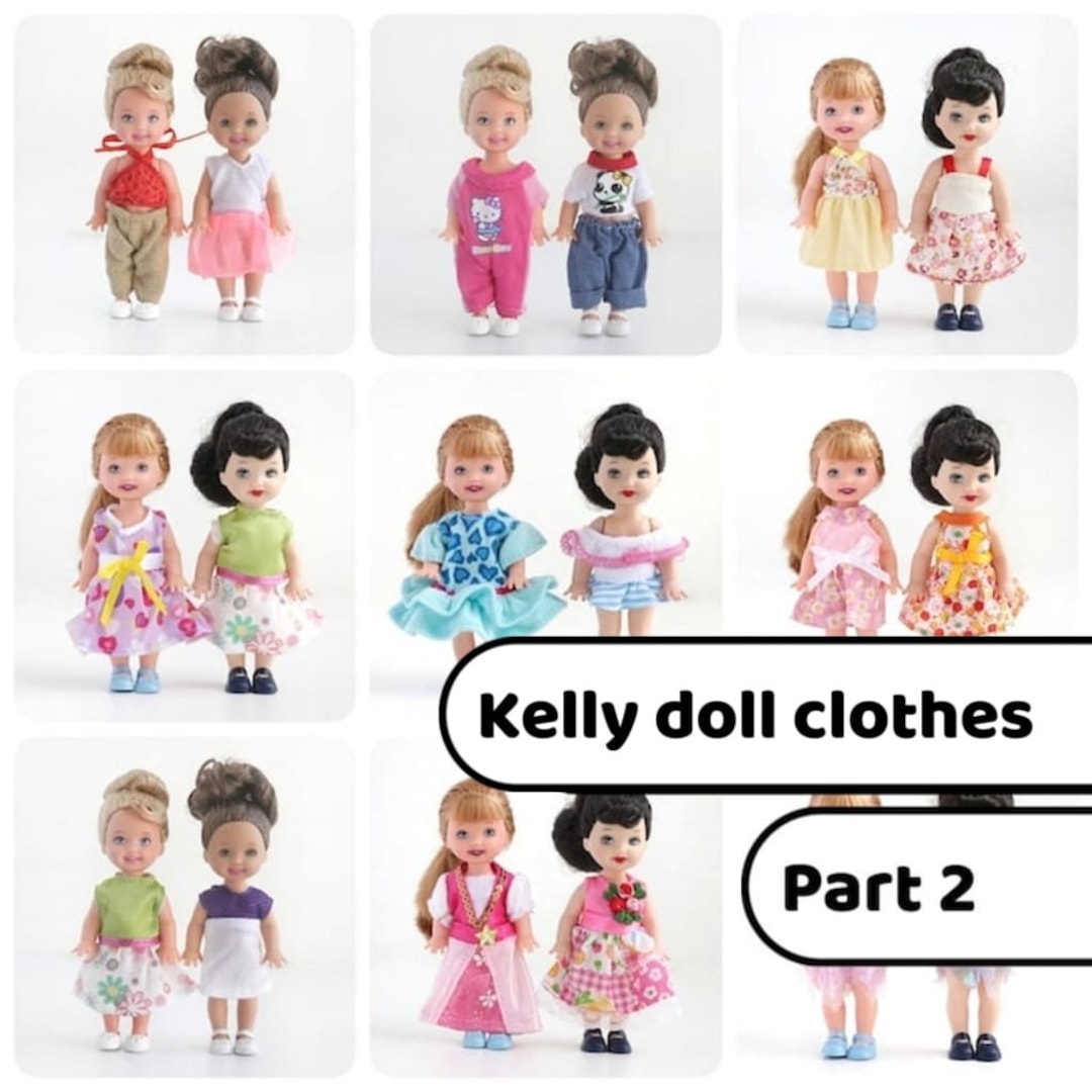 Kelly Doll Clothes for Chelsea Doll 4 Doll Clothes Mini Doll Clothes ...