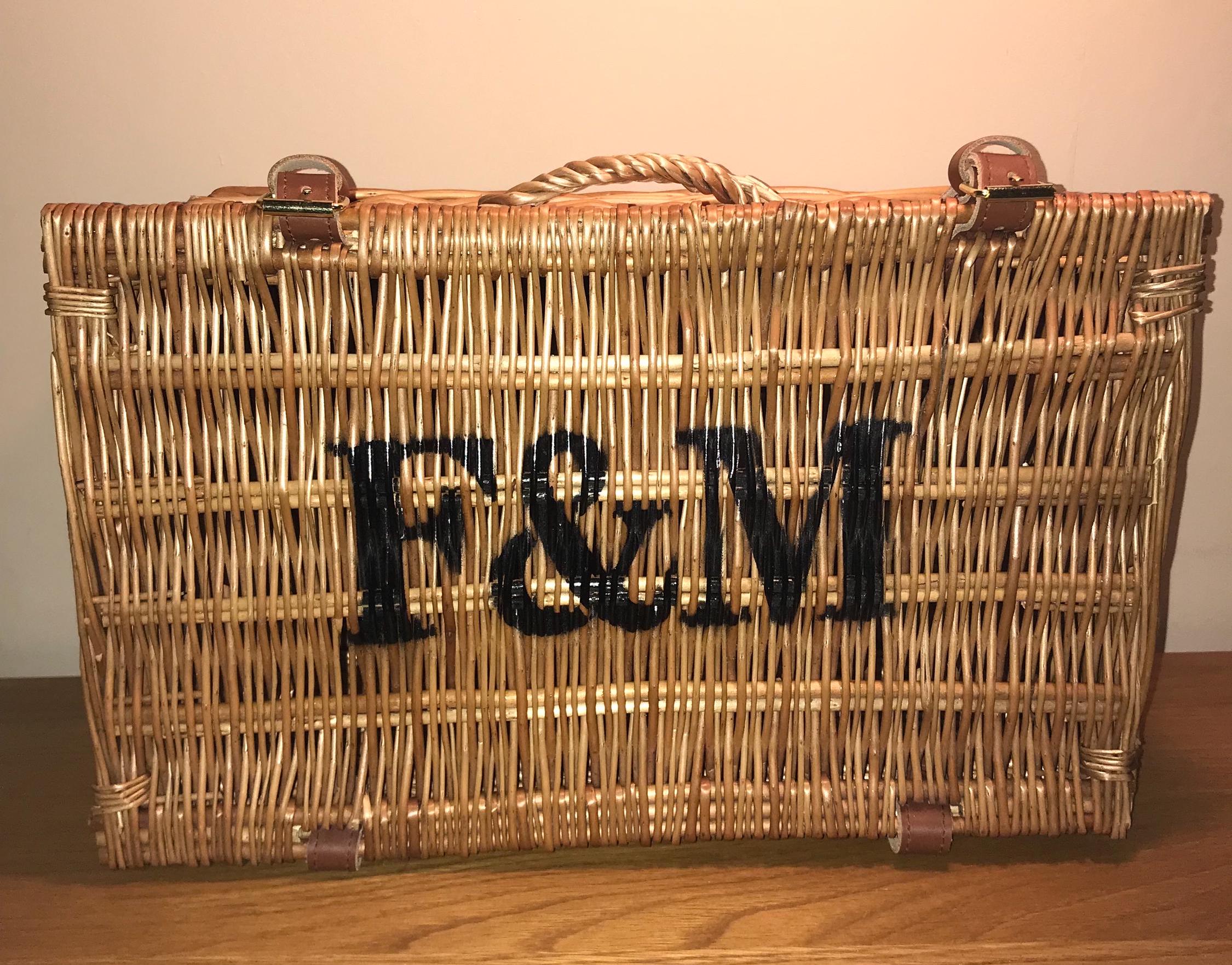 Fortnum & Mason Hamper Basket Medium Size W42cms D26cms H19cms - Etsy UK