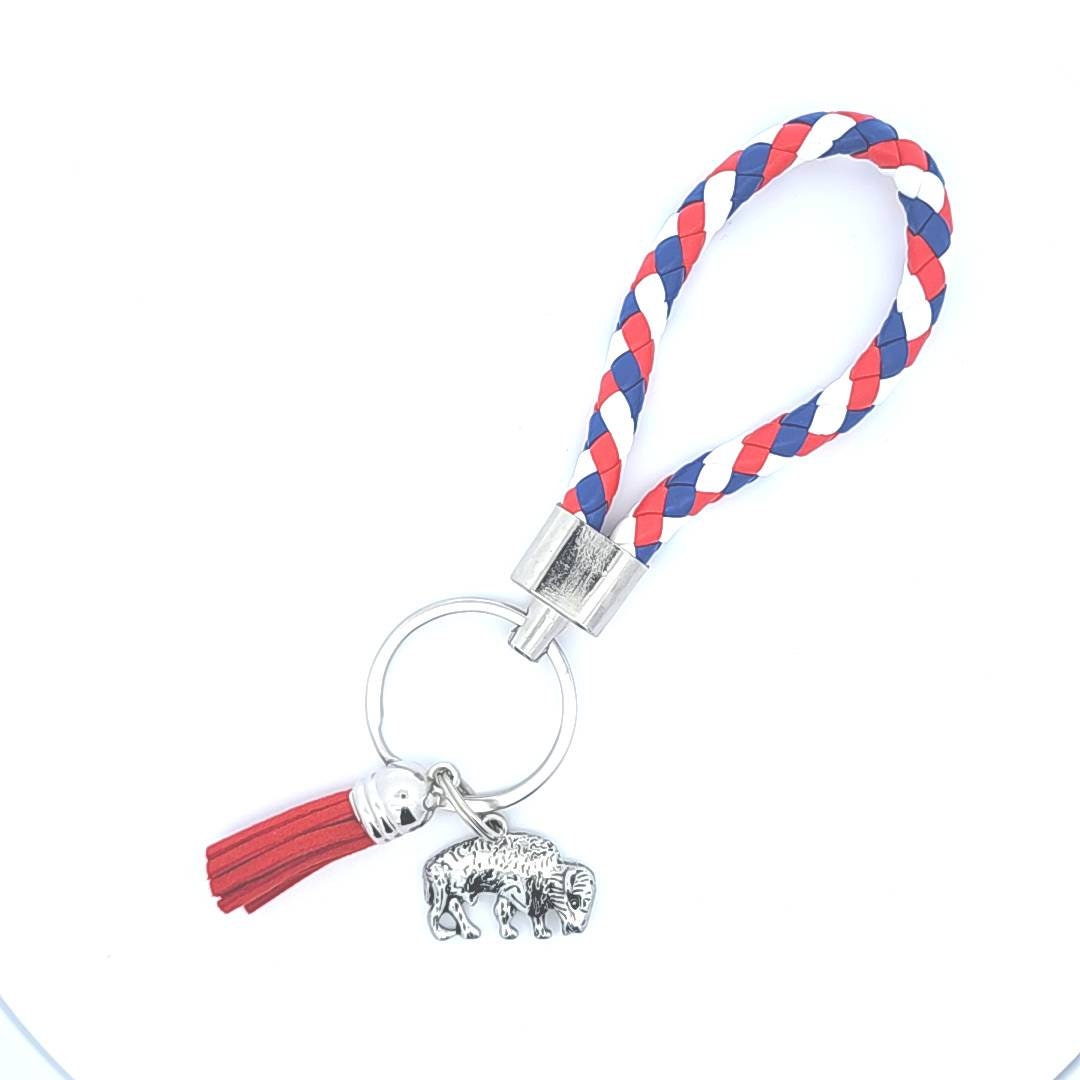 Buffalo Bills Red White Blue Football Keychain - Etsy