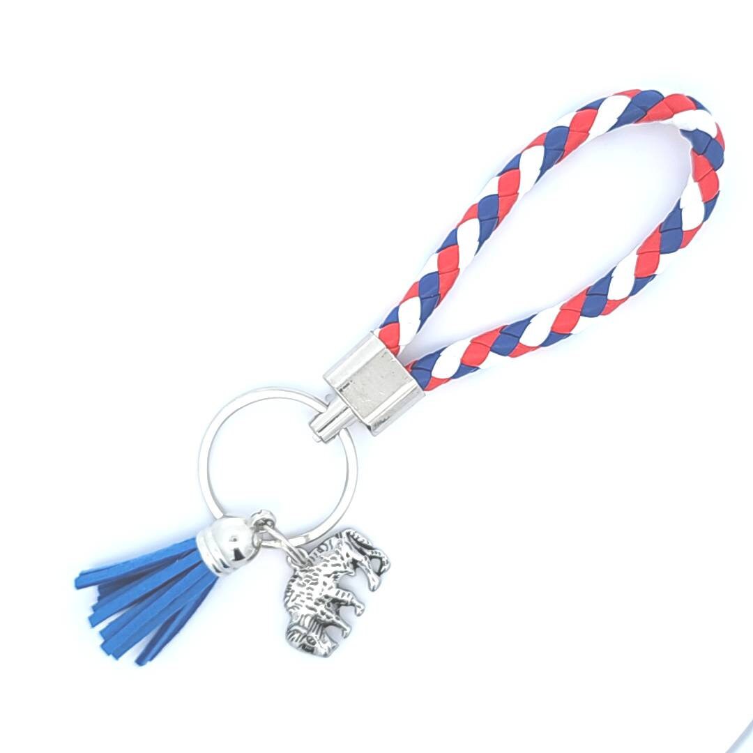 Buffalo Bills Red White Blue Football Keychain - Etsy
