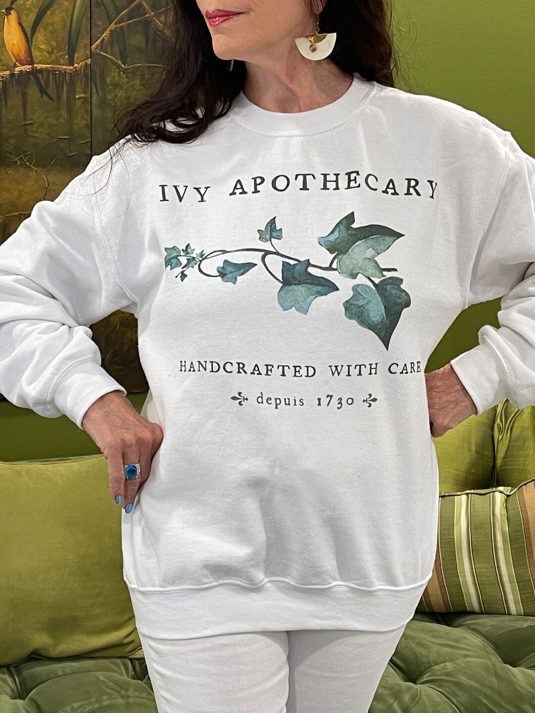Preppy Sweatshirt Dark Cottagecore Shirt Light Academia Clothing Alt ...