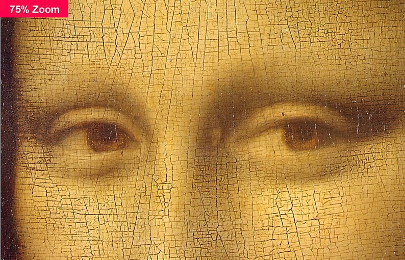 96 MEGAPIXEL Printable Mona Lisa Ultra High Definition file for ...