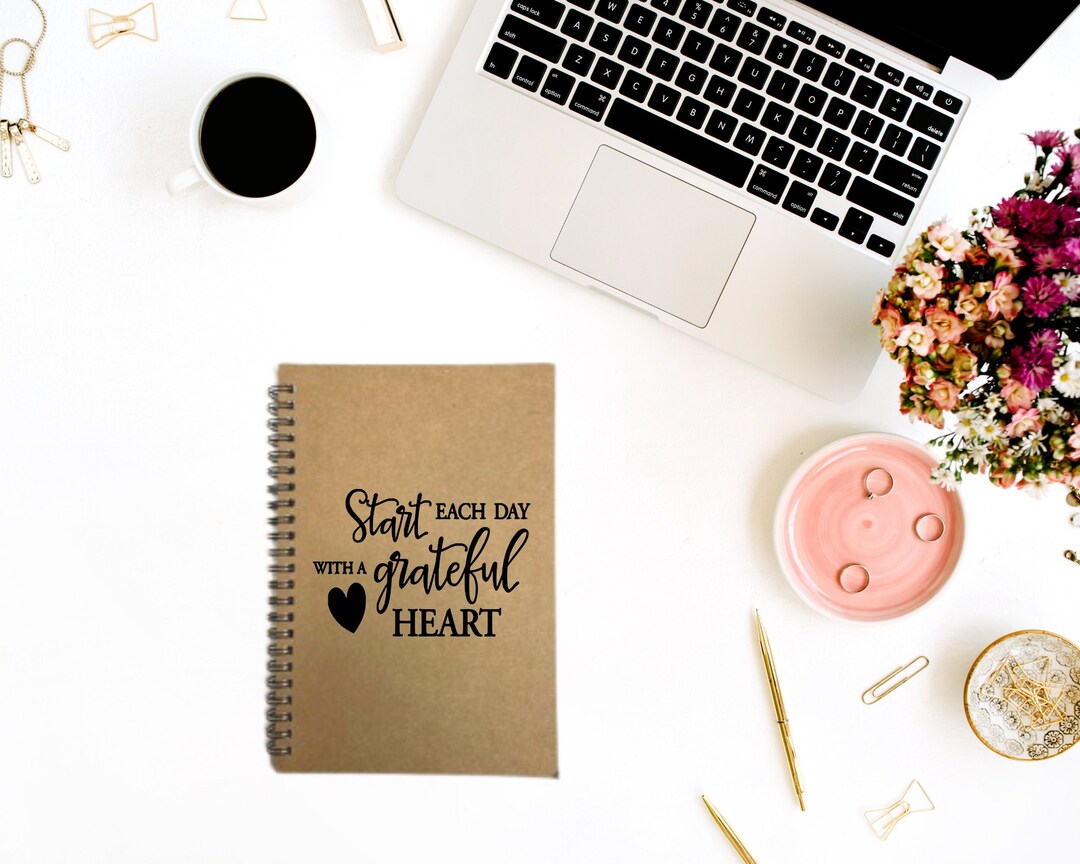 Start Each Day With A Grateful Heart Journal Gratitude - Etsy