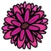 Double Painted Daisy Enamel Pin, Mother's Day Gift, Lapel Pin, Gardener ...