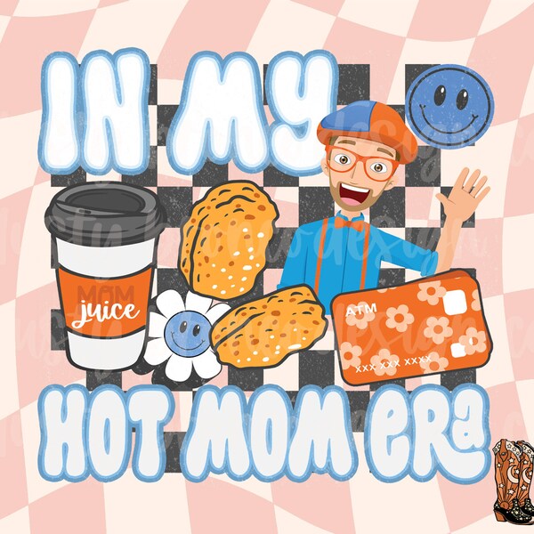 Hot Mom Retro Png Etsy Uk