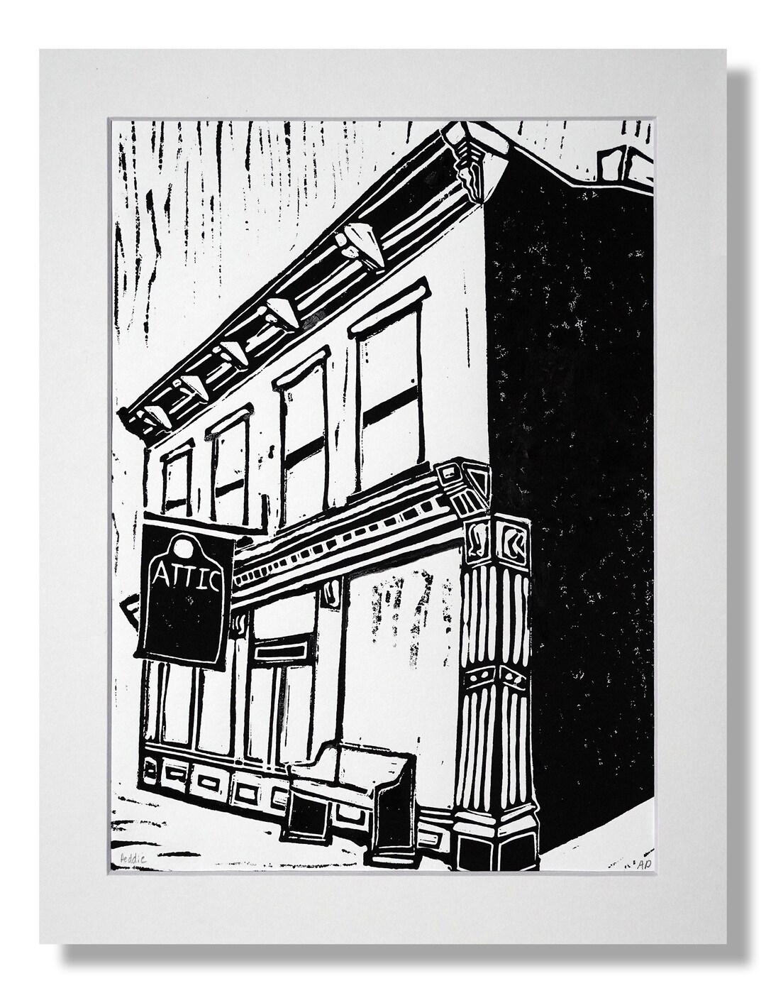 Custom Lino-cut Prints of Your Small Business - Etsy