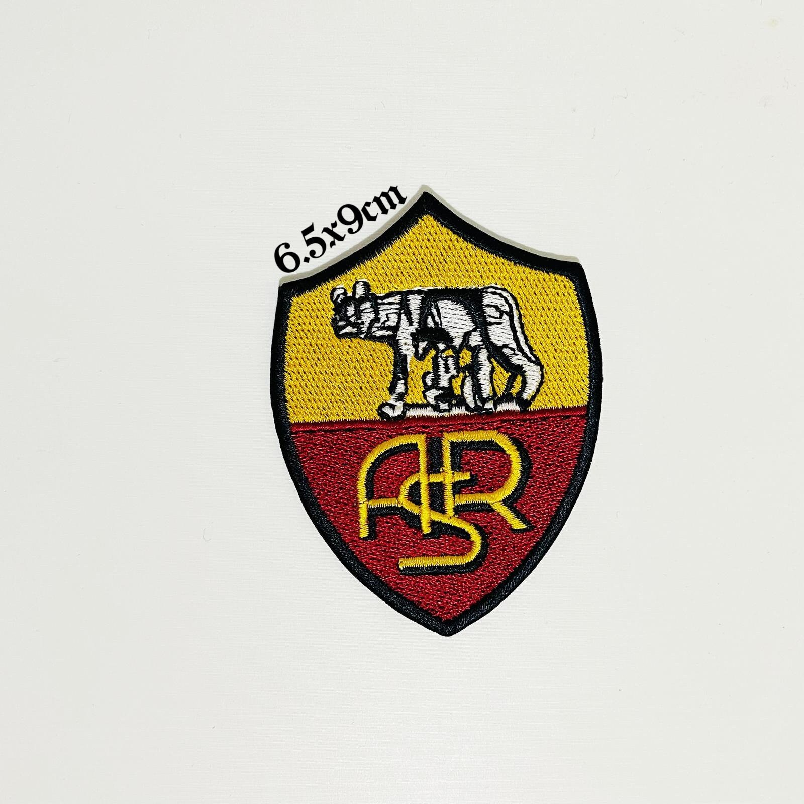 Embroidered Patch Badge AS Roma F.C Football Club Iron Sew On | Etsy